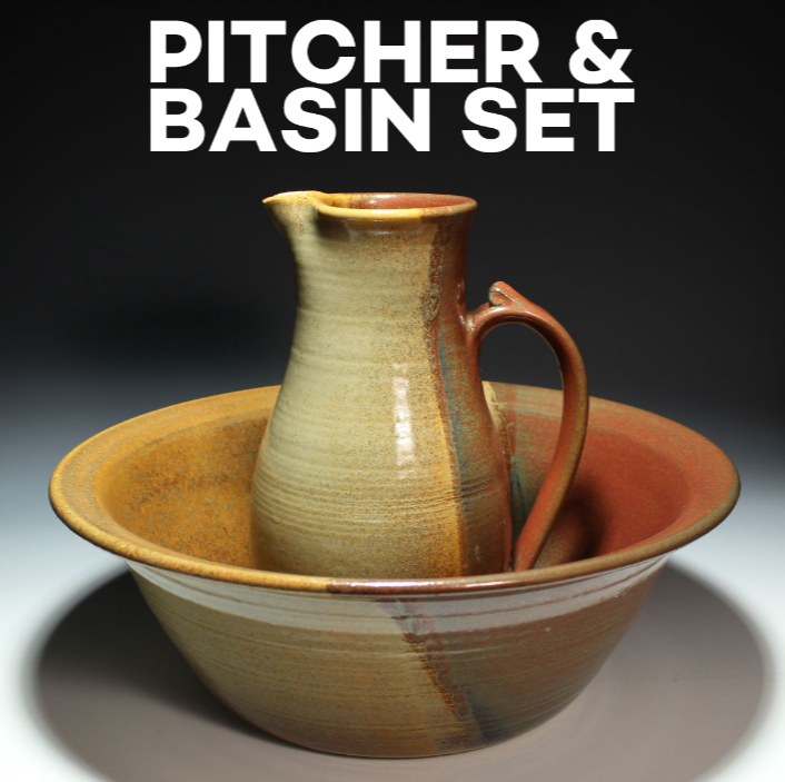 Pitcher & Basin Set | FROM MIRY CLAY POTTERY