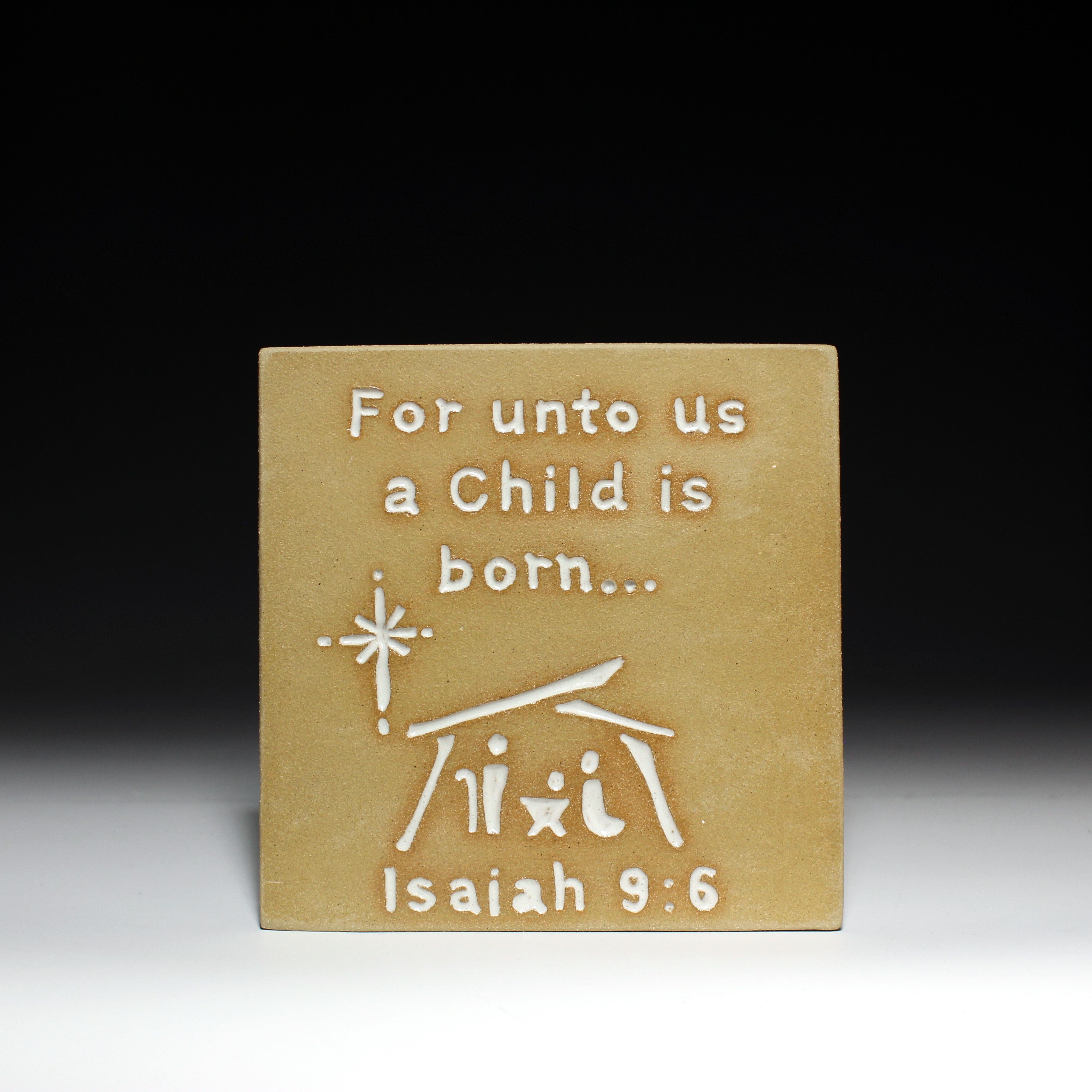 Nativity Wall Tile | FROM MIRY CLAY POTTERY