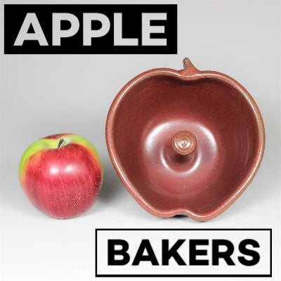 Ceramic Apple Baker – Handmade Stoneware Baked Apple Dish for Oven ...